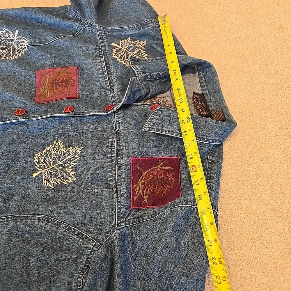 new directions | Jackets & Coats | New Direction Woman Embroidered Jean ...